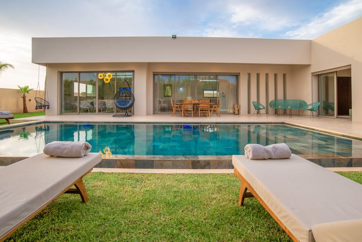Villa Nahil’s Garden Avec Piscine Privée/chaufée - マラケシュ