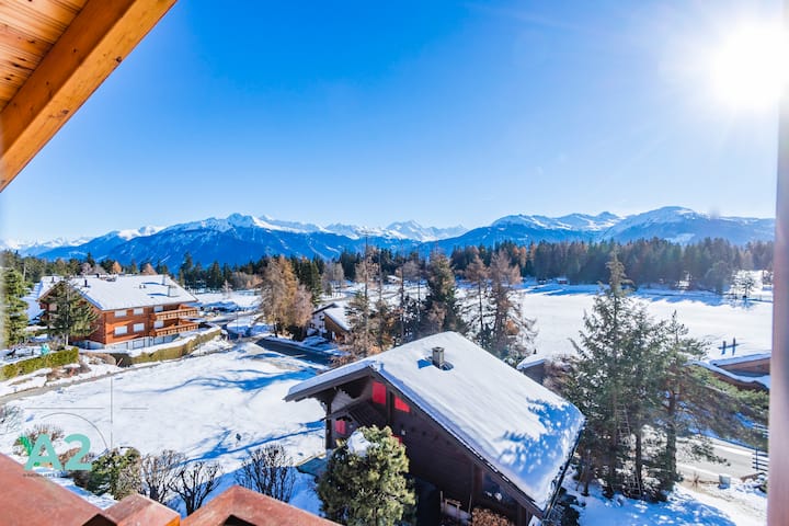 Grand Appartement Duplex De 5,5 Pièces Lac Moubra - Crans-Montana