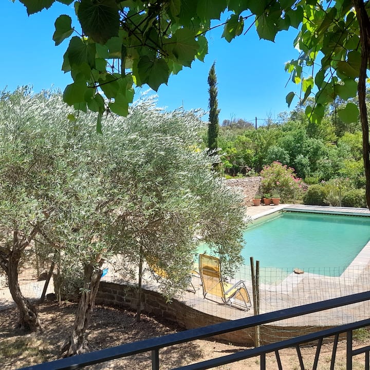 Maisons En Pierre, Piscine Privé Et Jardin Clos - Lac du Salagou