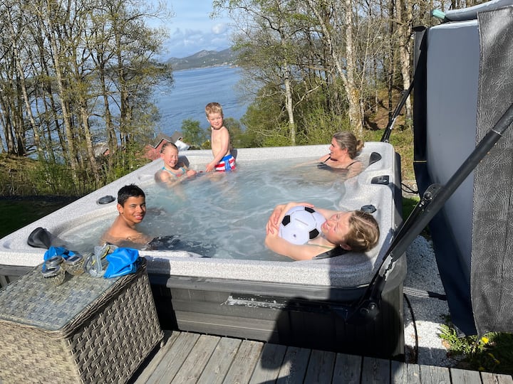 Nydelig Sted Med Koselig Hytte Med Jacuzzi - Sandnes