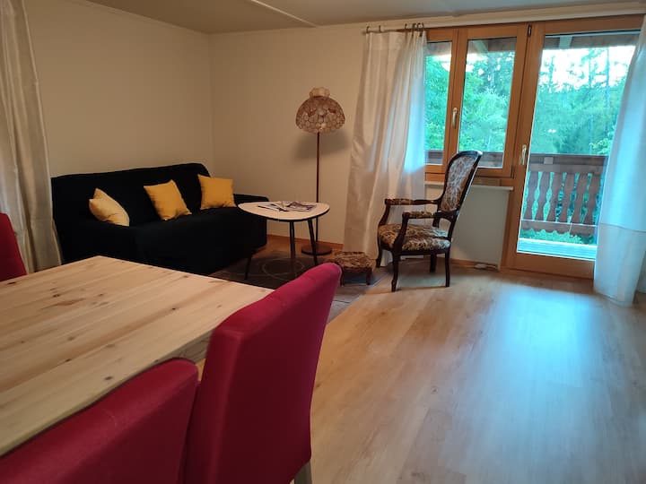 Ruhige 3,5 Zimmerwohnung Mit Balkon Am Waldrand - Laax