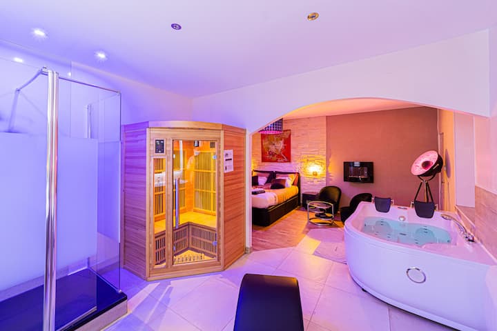Appartspa21:suite Romantique & Spa Classée 3 * * * - Dijon