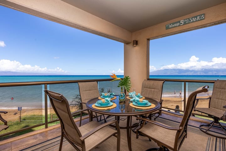 Ocean Front 2bd/2ba Condo With Ac - Sands Of Kahan - Maui, HI