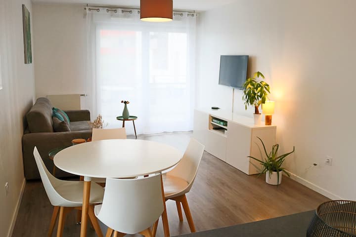 Charmant F3 Balcon+parking, 15 Min La Défense - Bezons