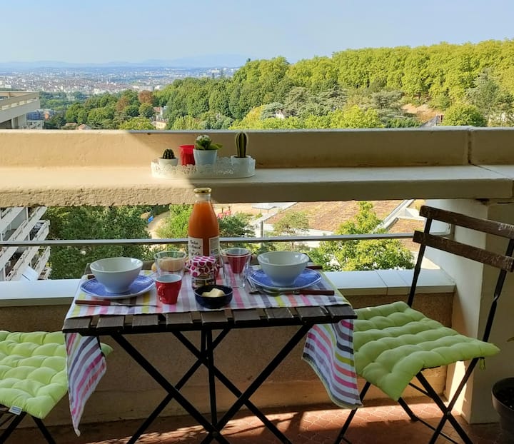 Jolie Chambre Avec Vue Sur Lyon - Caluire-et-Cuire