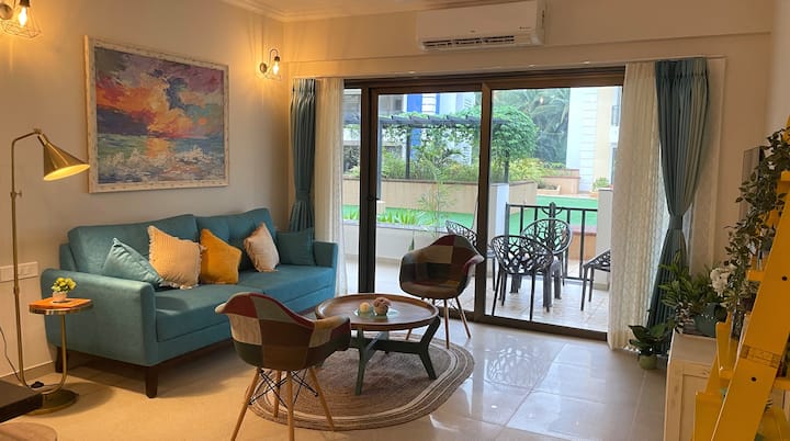 Lagoon Nest At Baga Beach Free Wifi, Pool, Parking - Goa