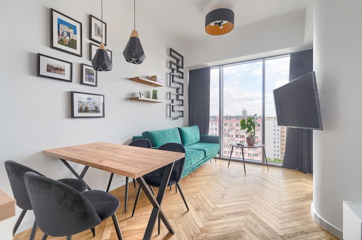 Uroczy Apartament W Hanza Tower Szczecin - Szczecin