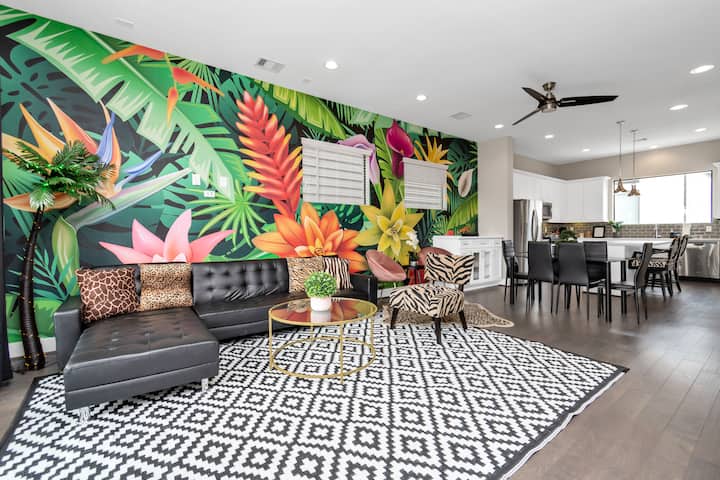 Theneonjungle|hou-experience|12guests|8beds - Houston, TX