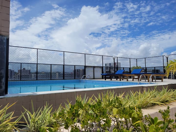 Lazer Completo Próximo Ao Comércio E à Praia. - Maceió