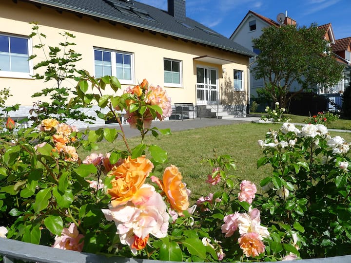 Ferienwohnung Mit Terrasse Am Rosengarten - Alzenau