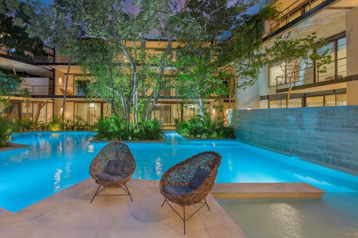 Stylish & Spacious Apartment La Veleta | Thoth 107 - Tulum