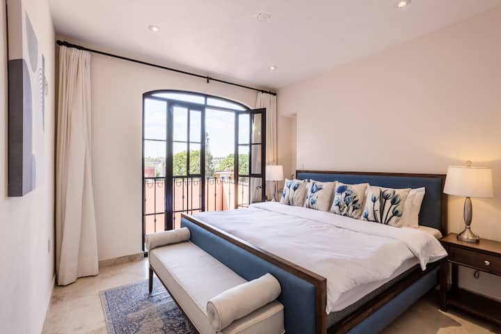 2br Modern Apartment 3rd Floor W/ Jacuzzi Ac/heat - San Miguel de Allende