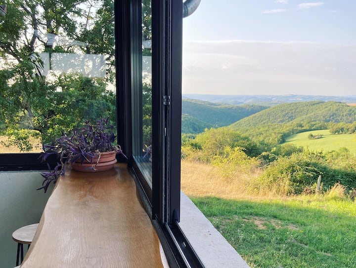 Gîte Le Haut Des Poujades - Vue Panoramique - Lot