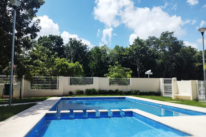 Caribe Cancún, Depa En Planta Baja, A/a Y Wifi. - Cancún
