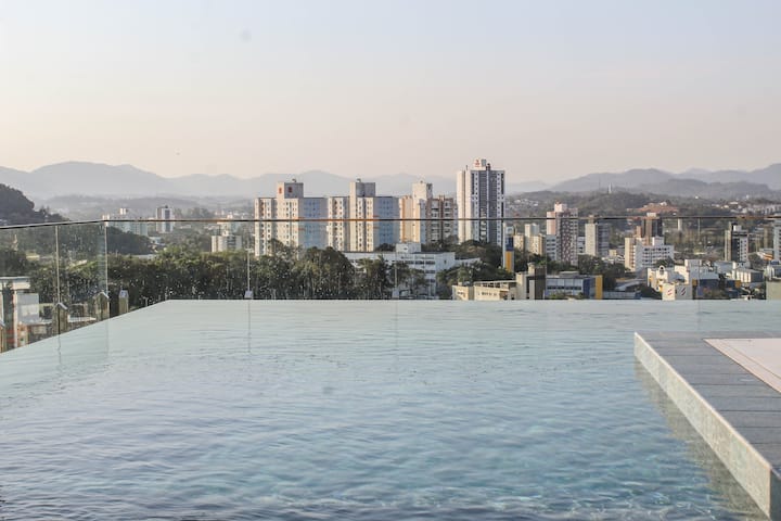 Loft 7 Andar 8 Min Caminhando Oktoberfest - Blumenau
