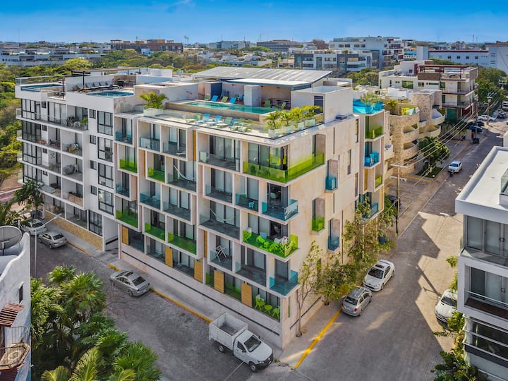 Departamento Cercano Al Mar Y Quinta Avenida - Playa del Carmen