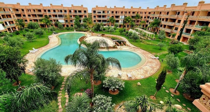 Sublime Appartement Dans Résidence Prestigieuse - Marrakesh