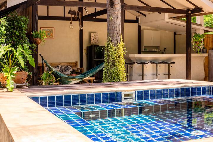 Beach Bungalow Queen 1 Bed/1 Bath Kitchen&jacuzzi - 帕岸島