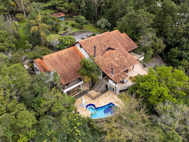 Refúgio Cacupé: Vista Mar 180° · Piscina E Jardim - Florianópolis