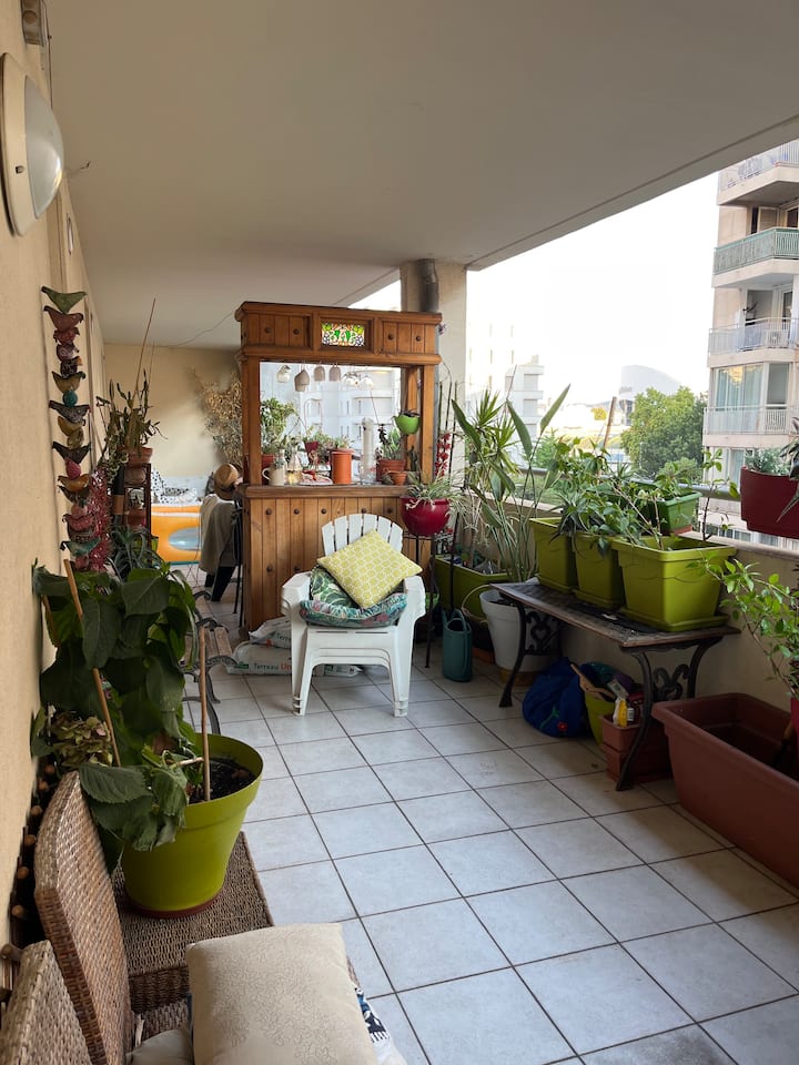 Chambre Privée Avec Accès Terrasse De 40m2 Prado - Marseille