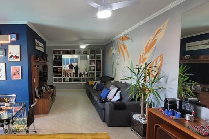 Apto No Itaguá, 3 Dorm, 2 Vagas 8 Pessoas, Ubatuba - Ubatuba