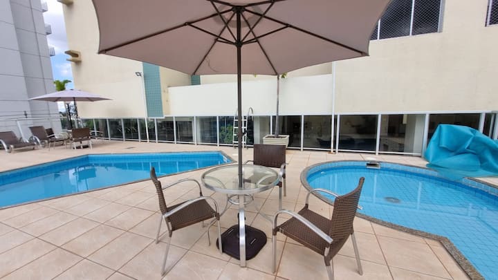 3 Quartos Com Piscina Aquecida Temporada Brasília - ブラジリア