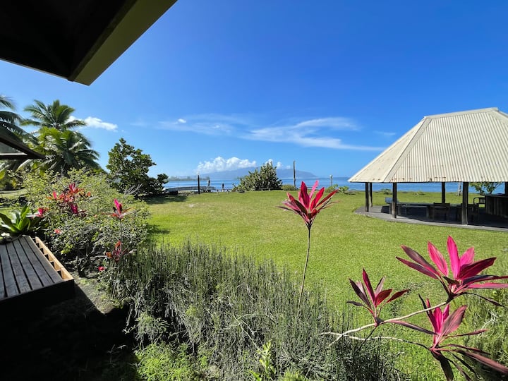Villa Amataora De Style Polynésien En Bord De Mer - Tahiti