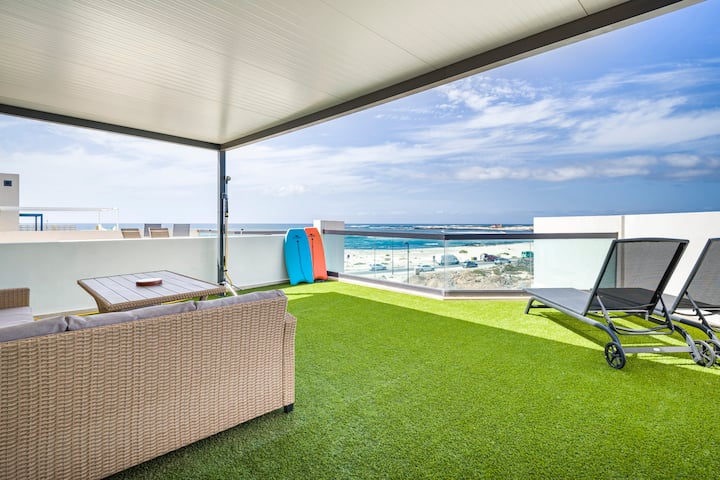 Casa Corralito - 2 Bed Apt, Sea View, Solarium - El Cotillo