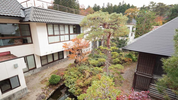 2 Meals/mountain Lodge/8 Mats+6 Mats Veranda/4 Ppl - 郡山市