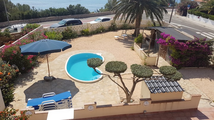 Villa Face à La Mer Avec Piscine - Miami Platja