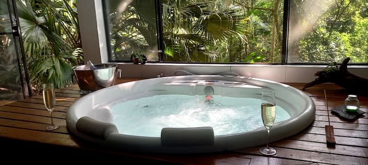 Casa De Verre Avec Spa. Nature, Calme, Vue, Plages - Florianópolis