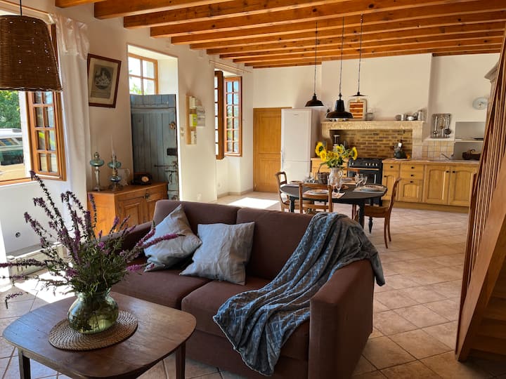 Authentique Maison Du Berry - Coust