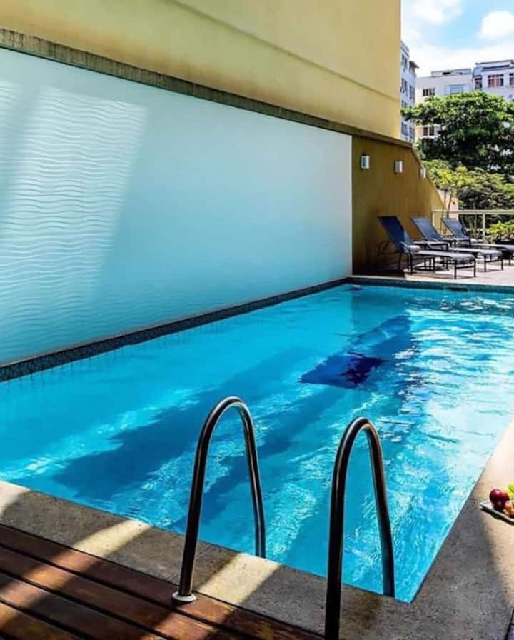 Flat Residencial Acolhedor A 250m Mar Eserviços - Rio de Janeiro