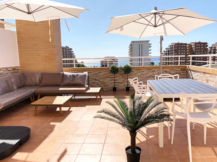 Formidable Apartamento, Luminoso Con Gran Terraza. - Benicasim