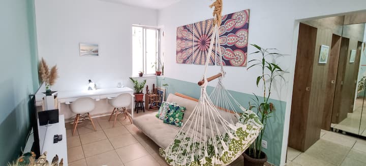 Relax Carioca: Decoração Urban Jungle Em Copa - Rio de Janeiro