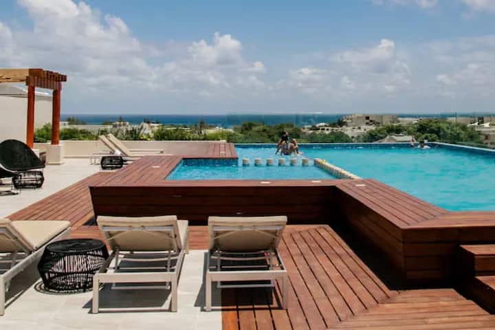Pool & Gym - Smart 1br In The Heart Of Playa! - Playa del Carmen
