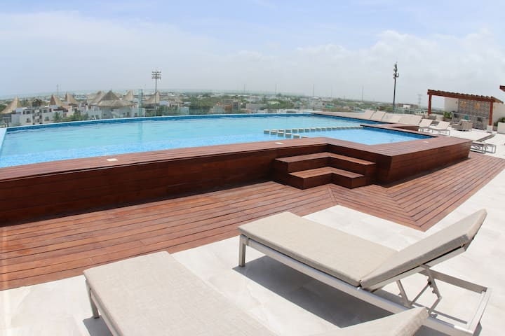 Pool & Gym, Parking | Downtown Playa | 1 Bedroom - Playa del Carmen