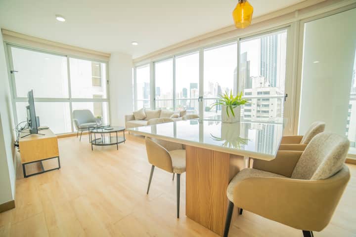 Luxury 2 Bedroom Apt Free Parking & Balcony - Panama