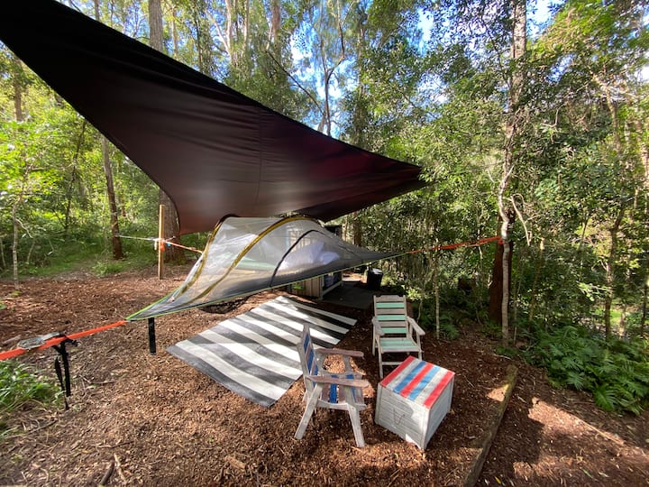 Float In The Forest, Tree Tent Stay On The River - Beechmont