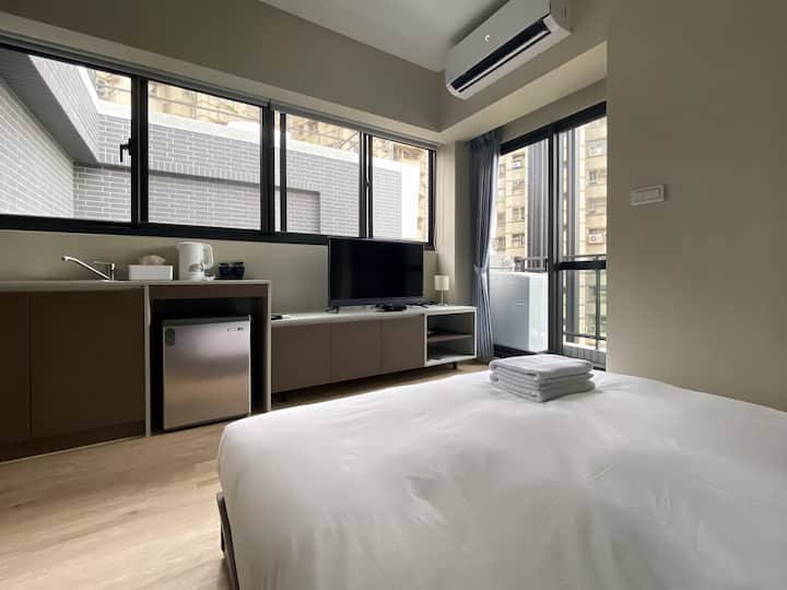 7d『享受高樓層的美好』豪華雙人陽台房～ - 清水區
