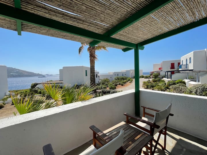 Cheerful 2-bedroom Cycladic Home With Pool & Beach - Mykonos