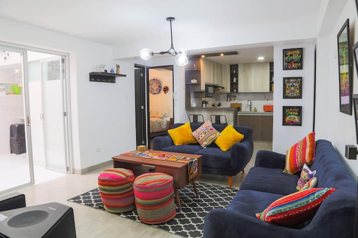 Acogedor Departamento, 2 Cuartos, Kitchenette. - Cusco