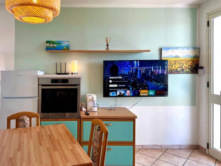 Sea Front Apartment With Strong Wi-fi And Dishwash - Torre San Giovanni