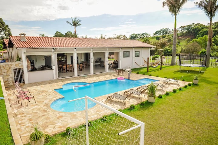 Casa De Campo Com Piscina - Chácara Guinato - Socorro