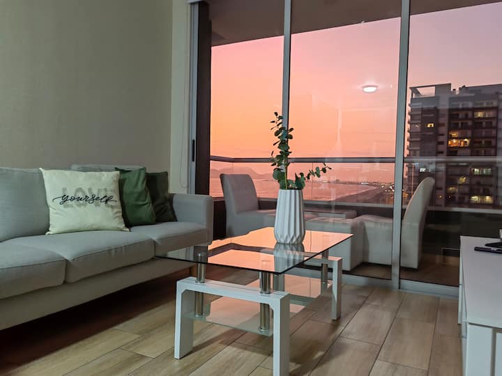 Vista Al Mar/super Romántico Apartamento - Peru