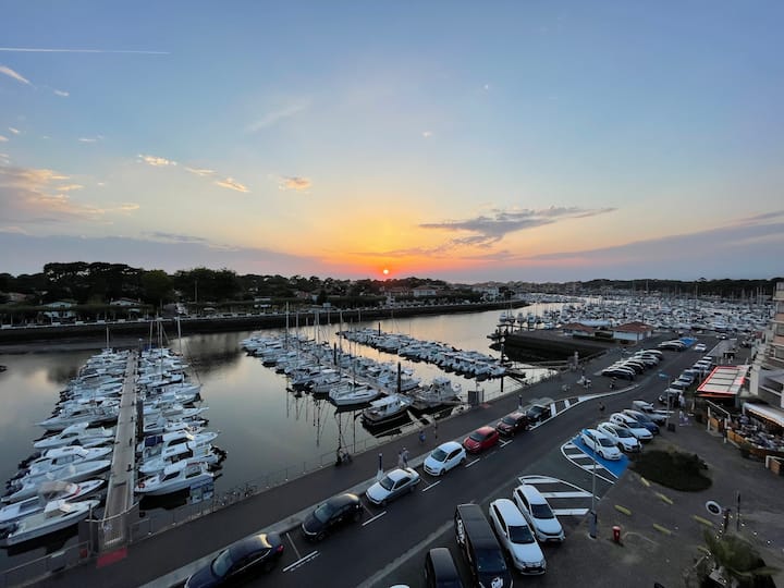 Couché De Soleil Quai Bonamour - Capbreton
