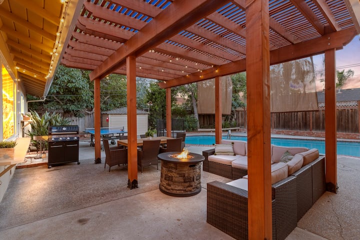 Beautiful 3bd Home W/ Heated Pool And Fire Pit - Santa Clara, CA