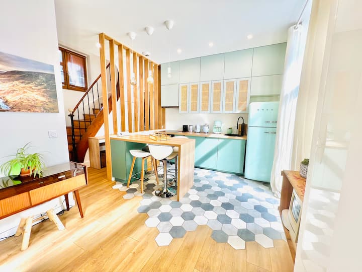 Maison | Clim' | Jardin | 4 Parking | 5 Chambres - Grenoble