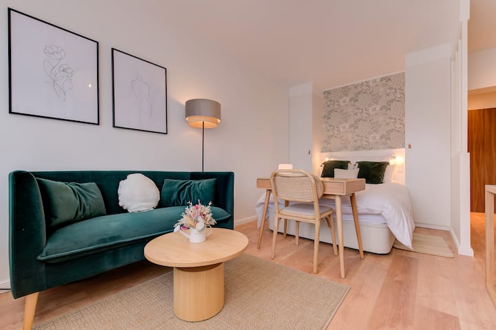 Studio 4* Ensoleillé Hyper Centre Vue Jardin - Luxemburg