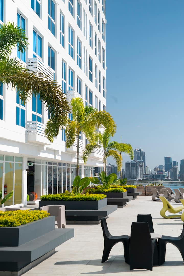 Private Ocean View Studio Apto - Panama